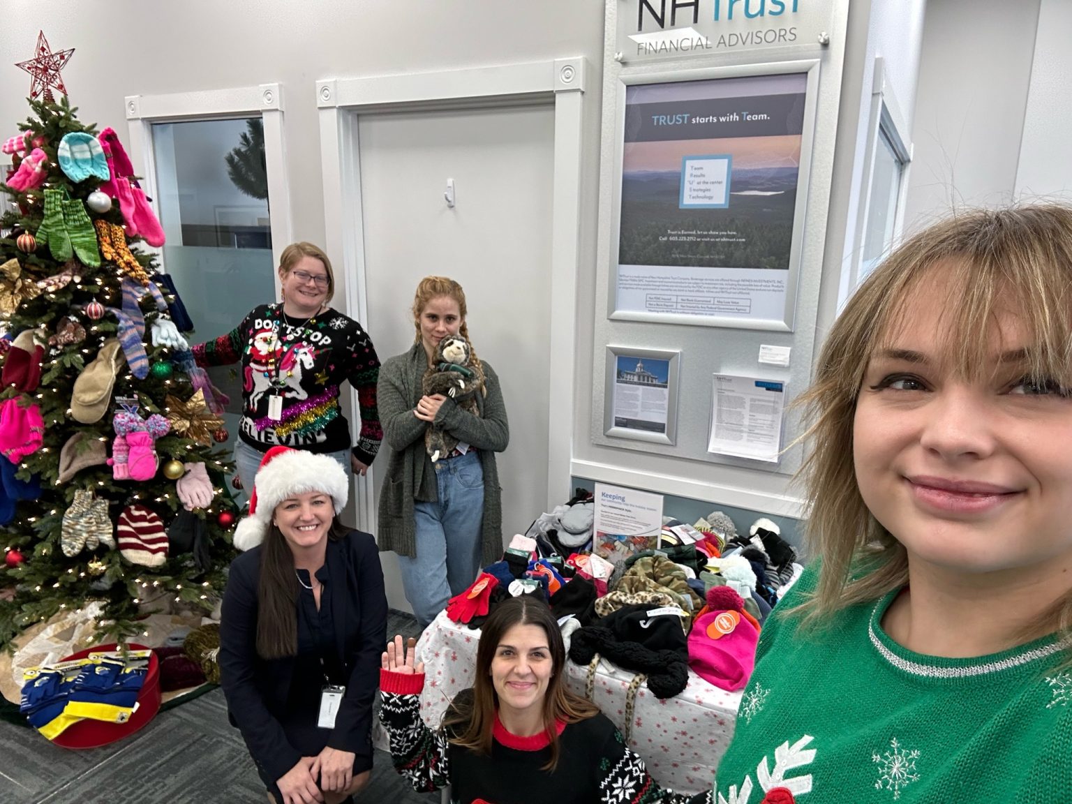 The Merrimack Accepting Mitten Tree Donations at Branch Locations